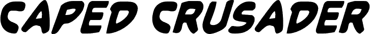 Caped Crusader Condensed font | Fonts2u.com