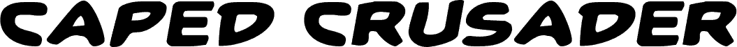 Caped Crusader font