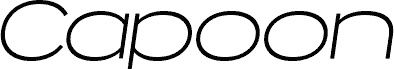 Capoon PERSONAL USE Bold font