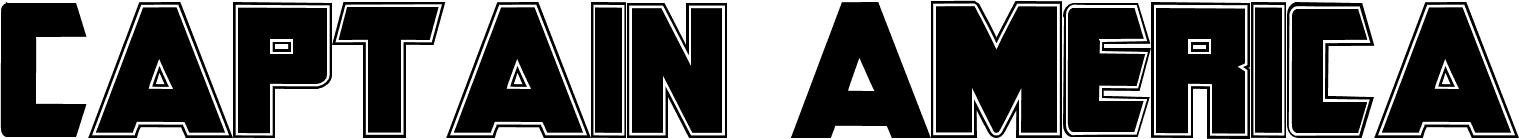 Captain America font | Fonts2u.com