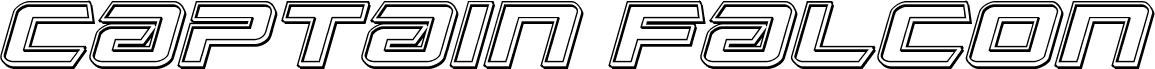 Captain Falcon Condensed Ital font