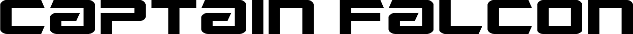 Captain Falcon Condensed font