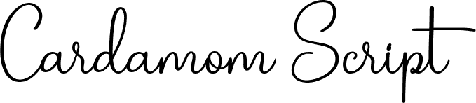 Cardamom Script Regular font | Fonts2u.com