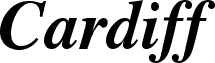 Cardiff Bold font