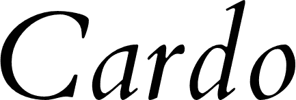 Cardo Italic font | Fonts2u.com