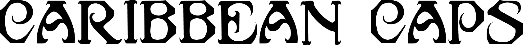 Caribbean Caps font | Fonts2u.com