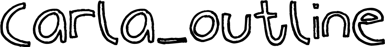 Carla_outline font | Fonts2u.com