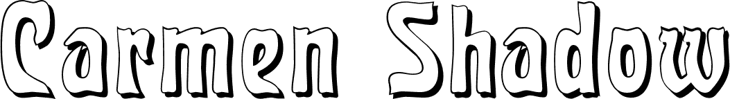 Carmen Shadow font | Fonts2u.com