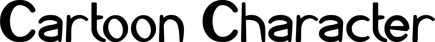 Cartoon Character Bold font | Fonts2u.com