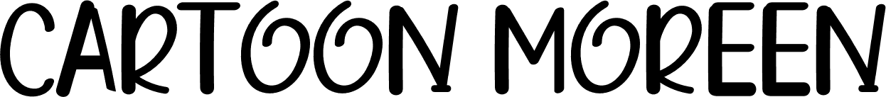 CARTOON MOREEN font