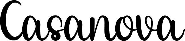 Casanova font
