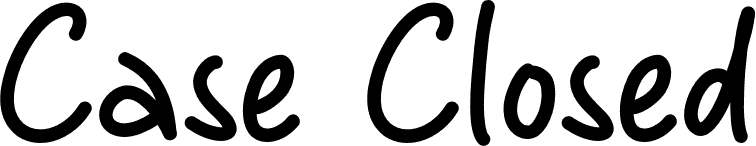 Case Closed font | Fonts2u.com