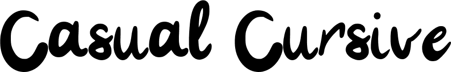 Casual Cursive Regular font | Fonts2u.com