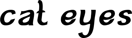 cat eyes font | Fonts2u.com