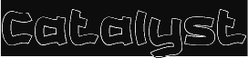Catalyst-Hollow font | Fonts2u.com
