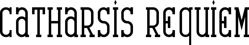 Catharsis Requiem Bold font | Fonts2u.com