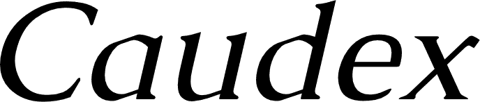 Caudex Italic font | Fonts2u.com