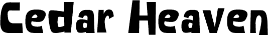Cedar Heaven Wood font | Fonts2u.com