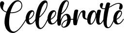 Celebrate font | Fonts2u.com
