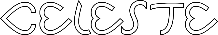 CELESTE-Hollow font | Fonts2u.com