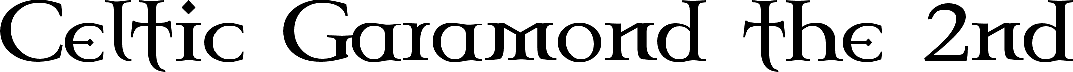 Celtic Garamond the 2nd font | Fonts2u.com