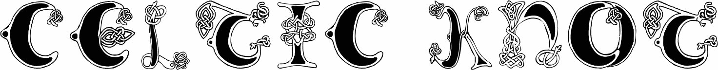 Celtic Knot font Celtic Knot font