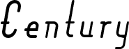 Century Light font