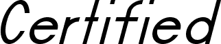 Certified font | Fonts2u.com