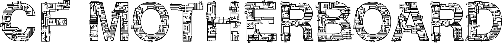 CF Motherboard DEMO Regular font | Fonts2u.com