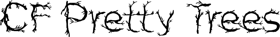 CF Pretty Trees Regular font | Fonts2u.com