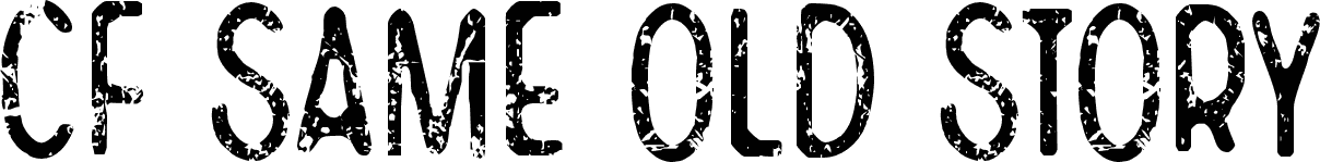 CF Same Old Story Regular font | Fonts2u.com
