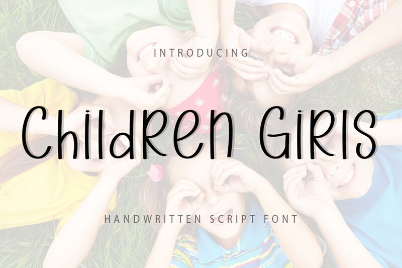 Children Girls font | Fonts2u.com