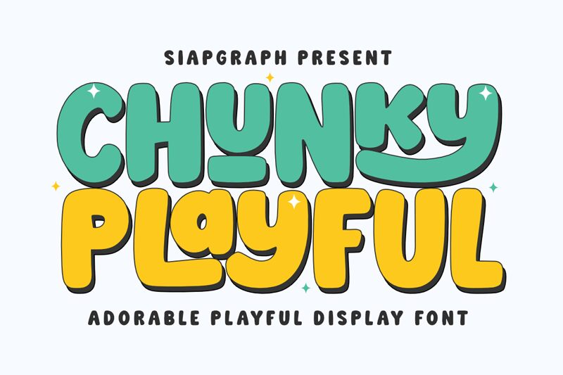 Chunky Playful Regular font