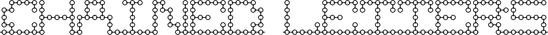 Chained Letters Regular font | Fonts2u.com