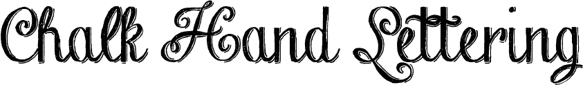 Chalk-hand-lettering-shaded_demo font | Fonts2u.com