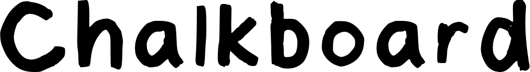 Chalkboard Regular font | Fonts2u.com