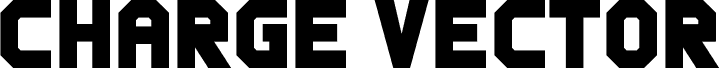 Charge Vector font