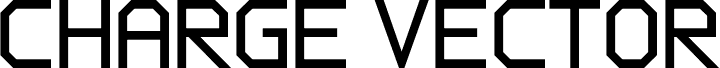 Charge Vector font
