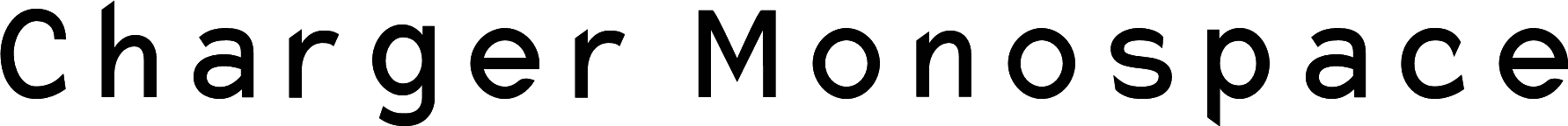 Charger Monospace Condensed font | Fonts2u.com