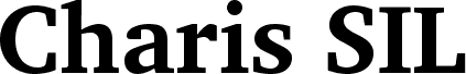 Charis SIL font