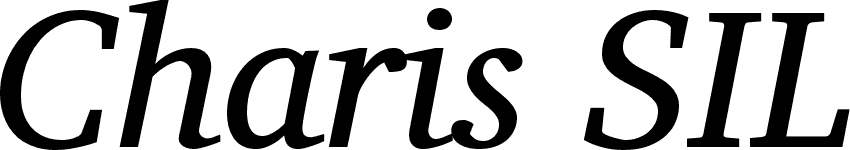 Charis SIL Italic font | Fonts2u.com