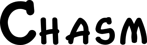 Chasm Bold font