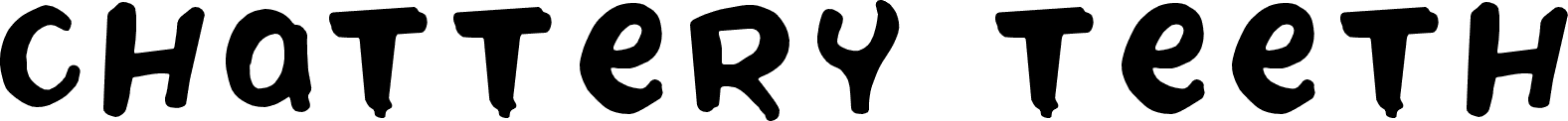 Chattery Teeth font | Fonts2u.com
