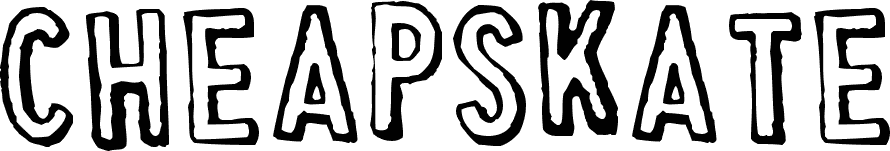 Cheapskate Outline font | Fonts2u.com