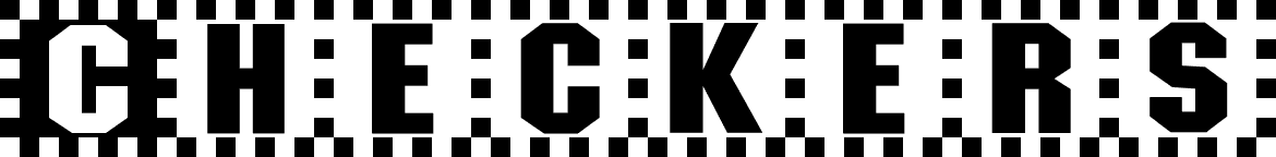 Checkers font | Fonts2u.com