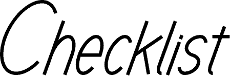 Checklist Demo Italic font | Fonts2u.com
