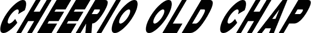 Cheerio Old Chap font | Fonts2u.com
