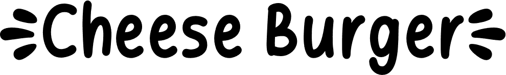 Cheese Burger font | Fonts2u.com