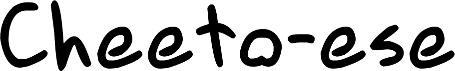 Cheeto-ese font | Fonts2u.com