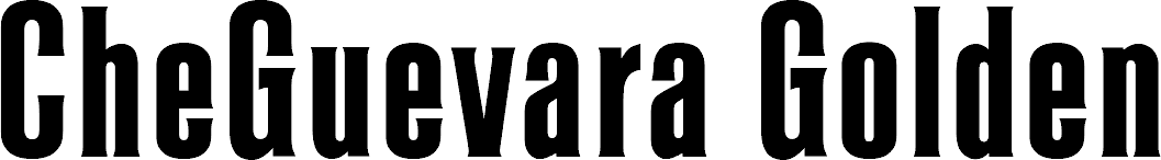 CheGuevara Golden Bold Medium font | Fonts2u.com